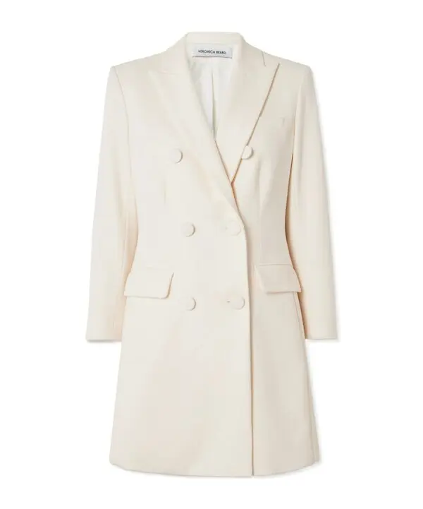 Veronica Beard Double-breasted Lapel Dress