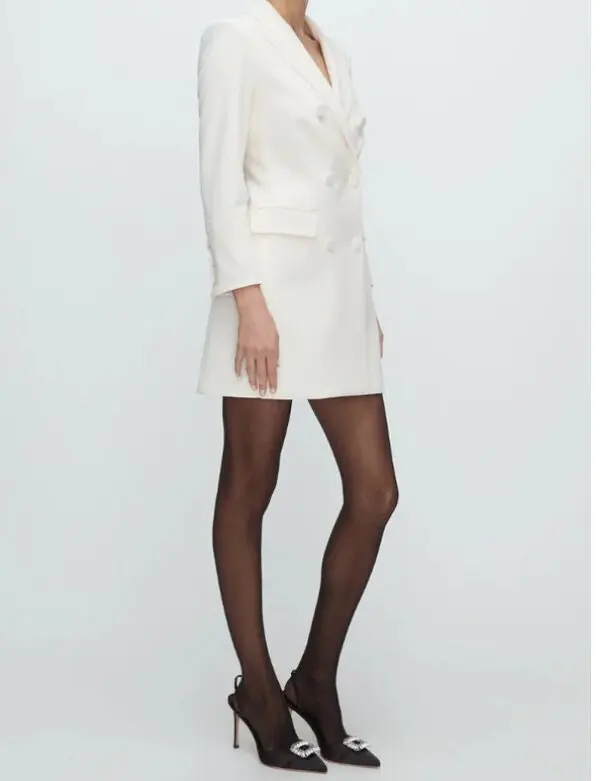 Veronica Beard Double-breasted Lapel Dress