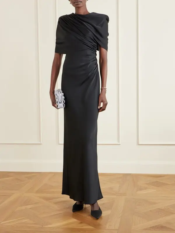 Stella McCartney Backless Shawl Dress
