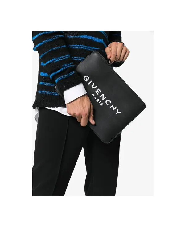 Givenchy Large Logo Print Pouch