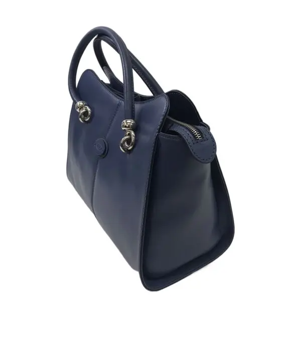 TOD'S Zippered Shoulder Bag - Black