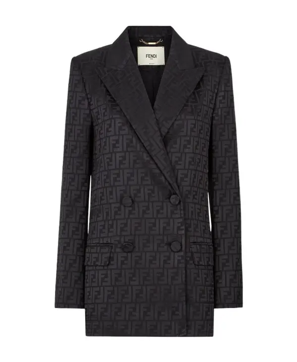 Fendi Ff Motif Double-breasted Jacket