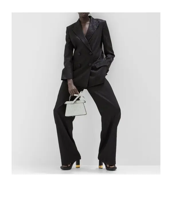 Fendi Ff Motif Double-breasted Jacket
