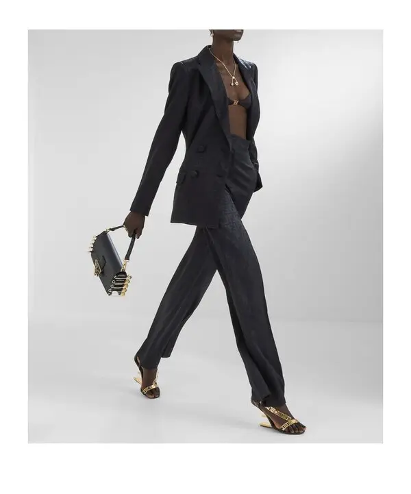 Fendi Ff Motif Double-breasted Jacket