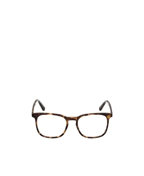 Moncler Square Frame Glasses - Brown