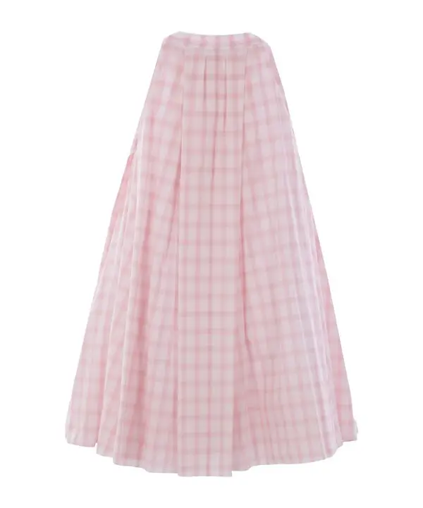 Loewe Checked Flared Midi Dress