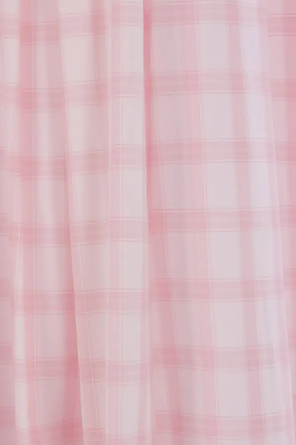 Loewe Checked Flared Midi Dress