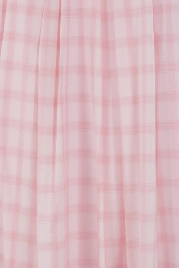 Loewe Checked Flared Midi Dress