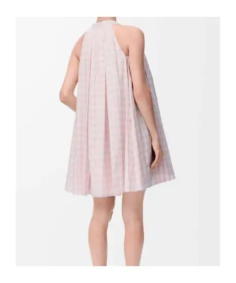 Loewe Checked Flared Midi Dress