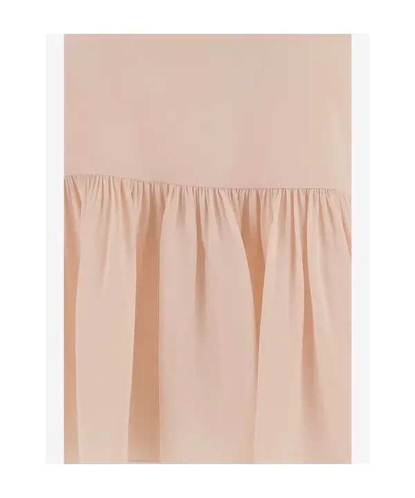 Chloé Sleeveless Gathered Top - Soft Pink