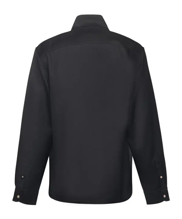 Casablanca Zip-up Shirt Jacket With Stand Collar