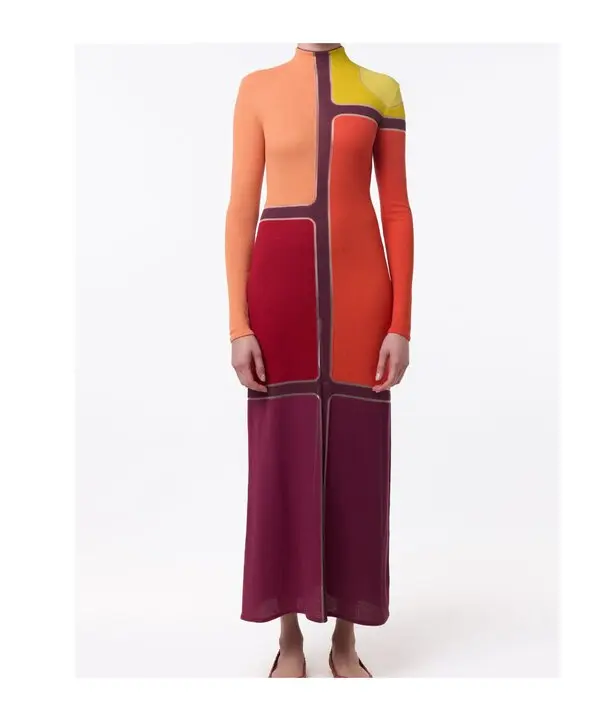 Gabriela Hearst Long Sleeve Maxi Dress