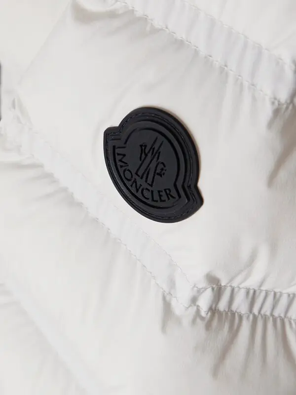 Moncler Quilted Down Jacket With Hood - Ice Tuff