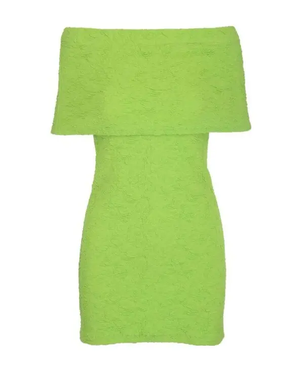 MSGM Off-the-shoulder Mini Dress