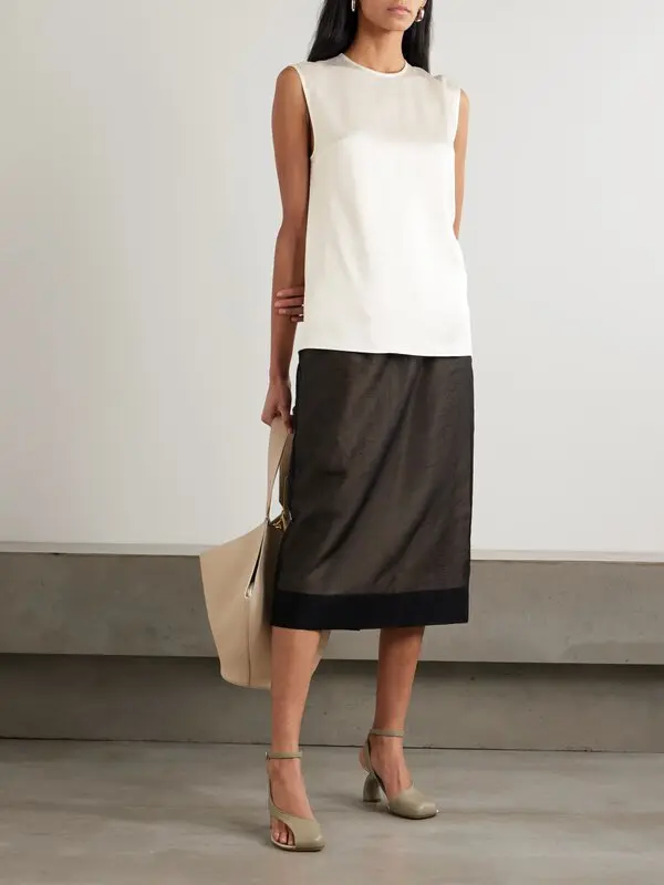Stella McCartney Sleeveless Satin Vest