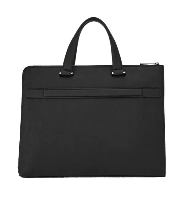FERRAGAMO Gancini Embossed Briefcase