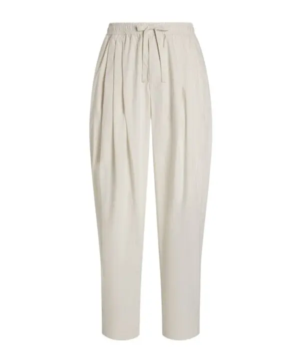 Dolce & Gabbana Pleated Drawstring Trousers - Beige