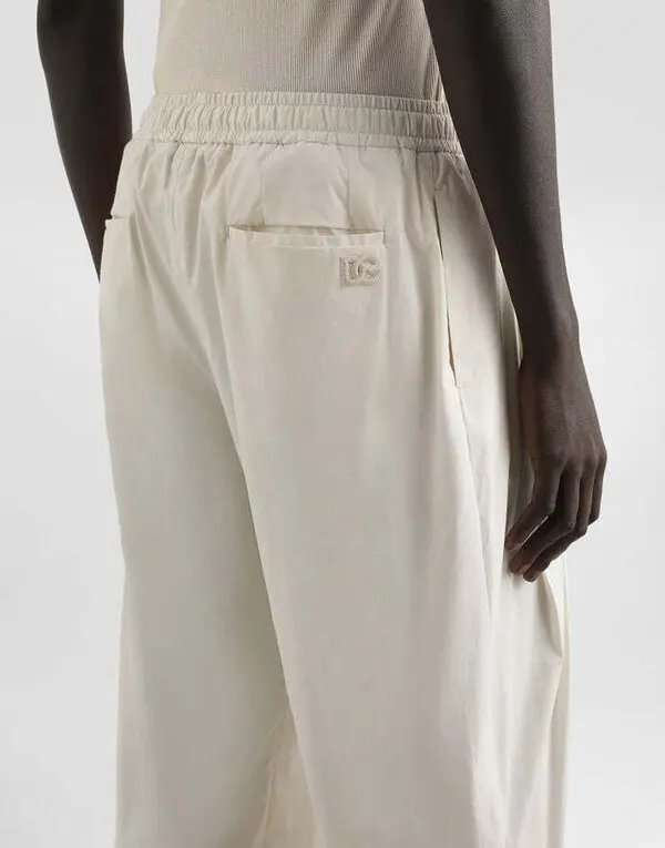 Dolce & Gabbana Pleated Drawstring Trousers - Beige