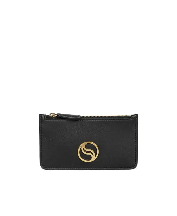 Stella McCartney Logo Card Bag - Black