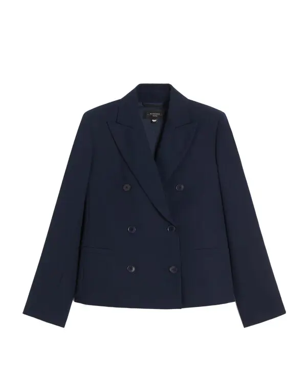 Max Mara Tappeto Double-breasted Jacket - Black