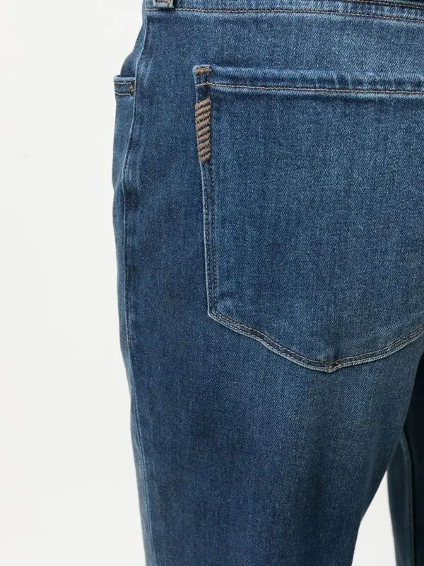Paige Lennox Markley Slim-cut Jeans - Blue