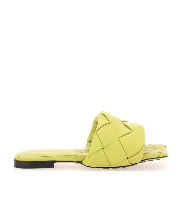 Bottega Veneta Bv Lido Flat Sandals - Yellow