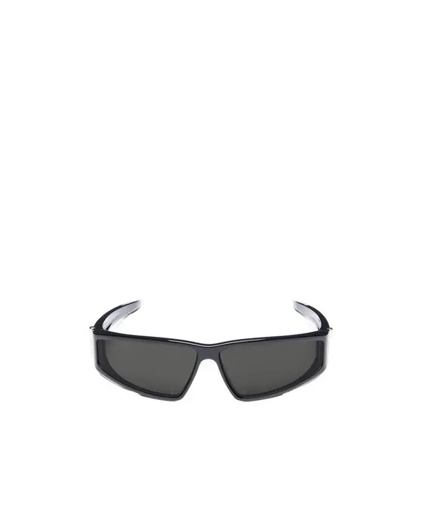 Alexander McQueen Geometric Frame Sunglasses - Black