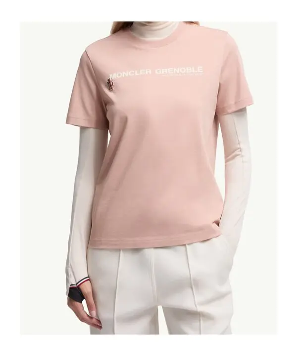 Moncler Logo Printed Crewneck T-shirt