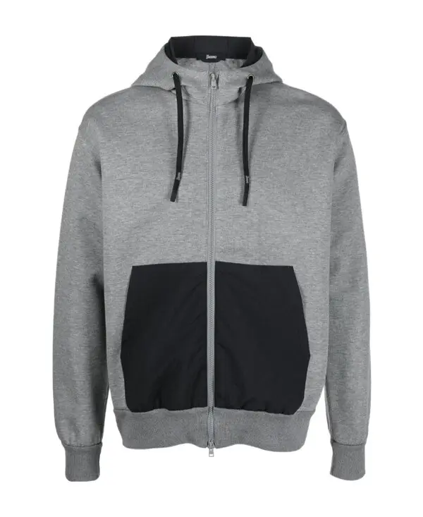 Herno Drawstring Hooded Bomber Jacket
