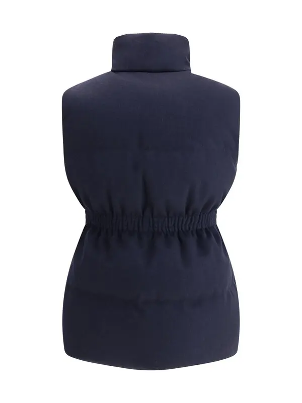 Prada Padded Triangle-logo Gilet