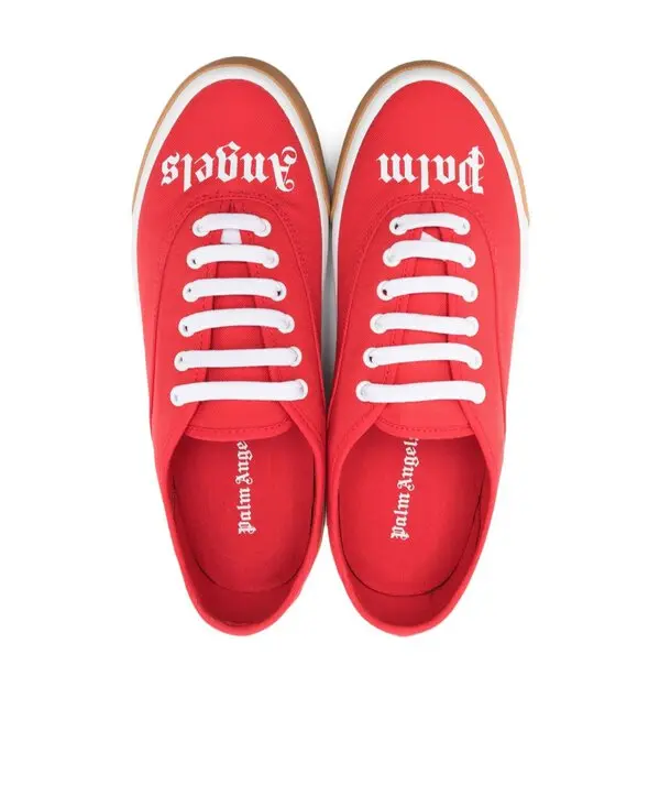 Palm Angels Logo Print Lace-up Sneakers - Multicolor