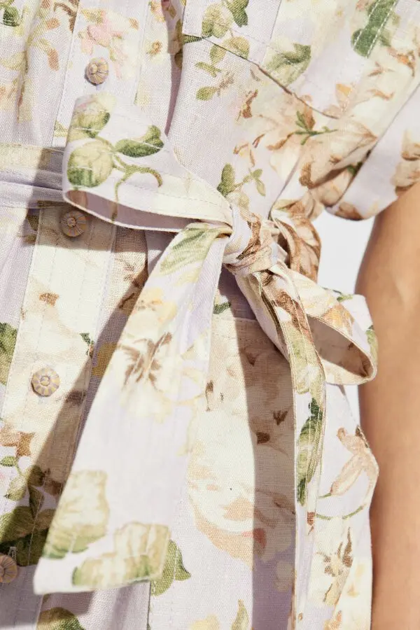 Zimmermann Acacia Playsuit - White