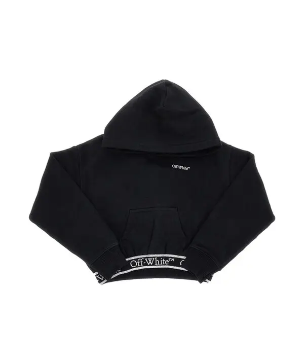 Off-White Logo-print Hoodie - Black