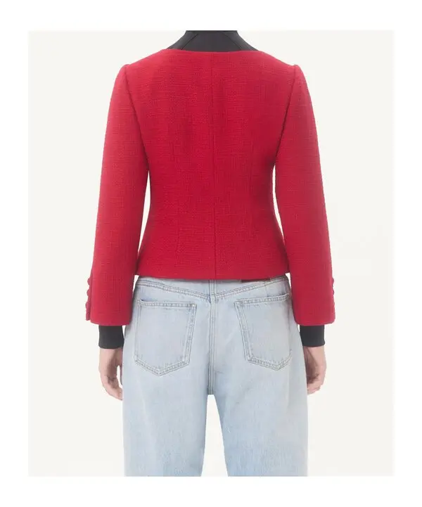 Valentino Garavani Bow Detail Button-up Jacket