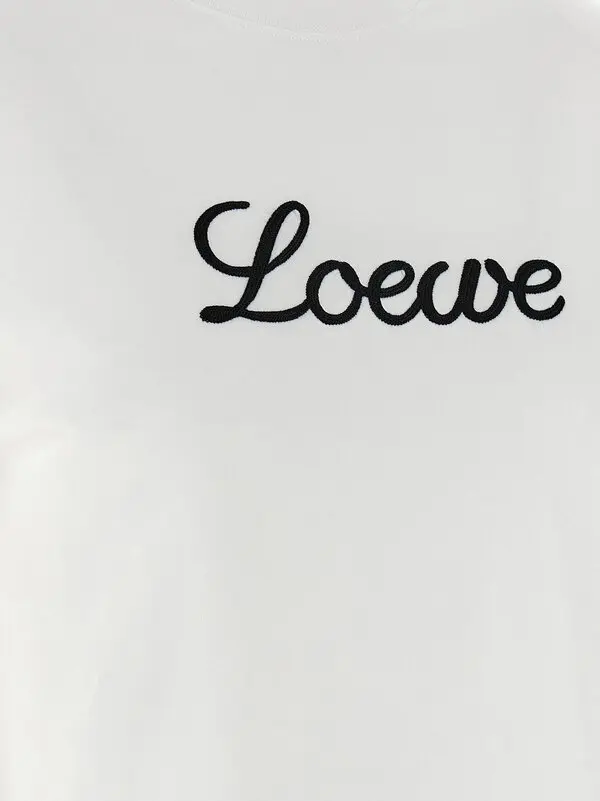 Loewe Logo Detail Crewneck T-shirt