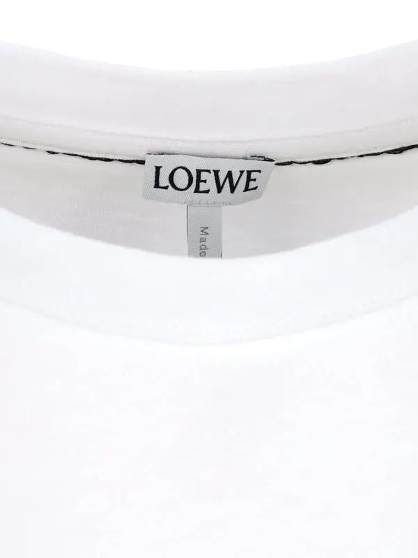 Loewe Logo Detail Crewneck T-shirt
