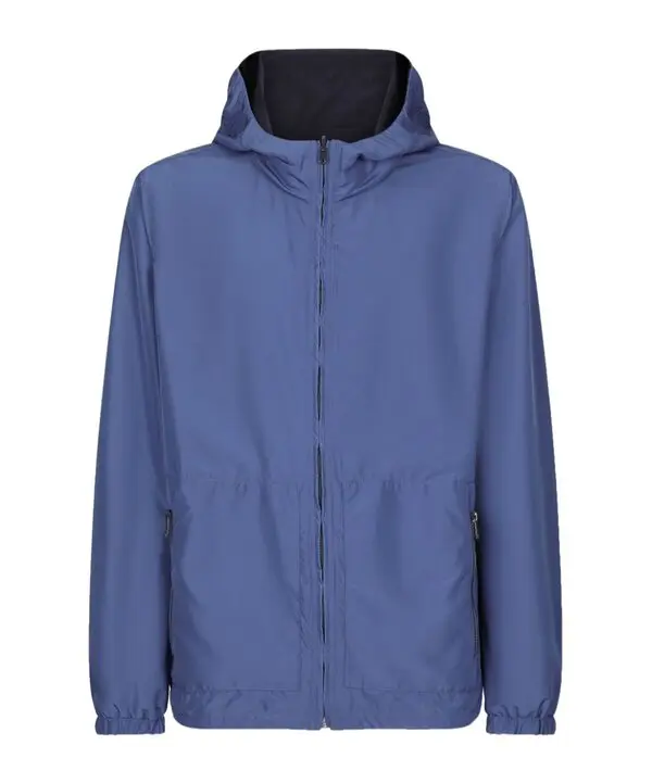 Dolce & Gabbana Reversible Logo Print Hooded Jacket - Black