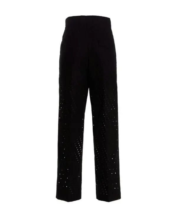 NUDE High-waisted Cutout Trousers