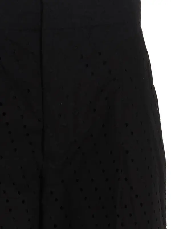 NUDE High-waisted Cutout Trousers