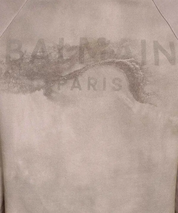 Balmain Logo-print Long-sleeve Sweatshirt