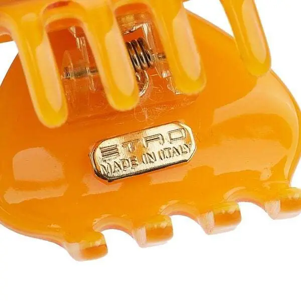 Etro Logo Barrette - Yellow
