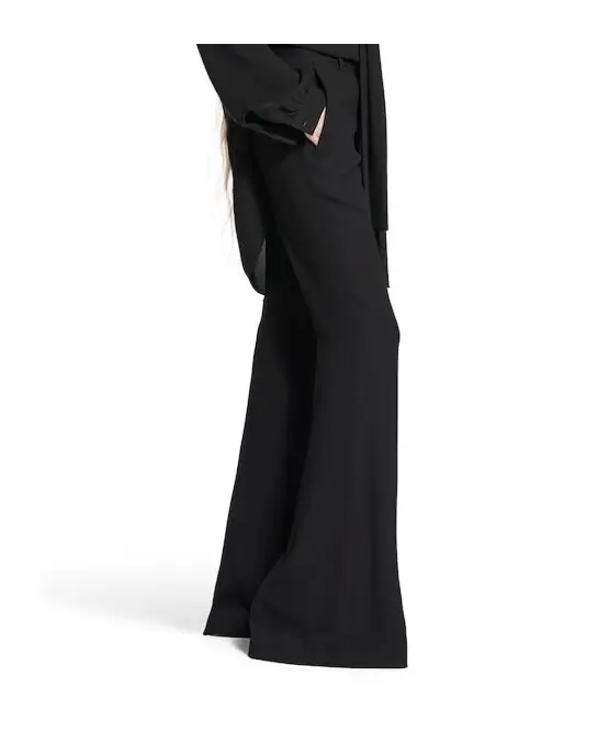 Balenciaga Flared-leg Trousers - Black