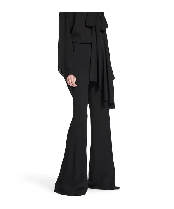 Balenciaga Flared-leg Trousers - Black