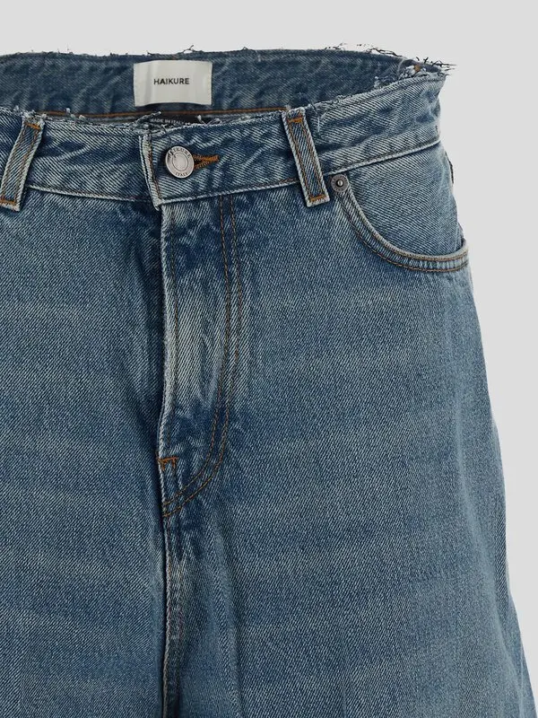 HAIKURE Big Bethany Wide-leg Jeans - Blue