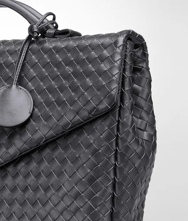 Bottega Veneta Intrecciato Weave Briefcase - Black