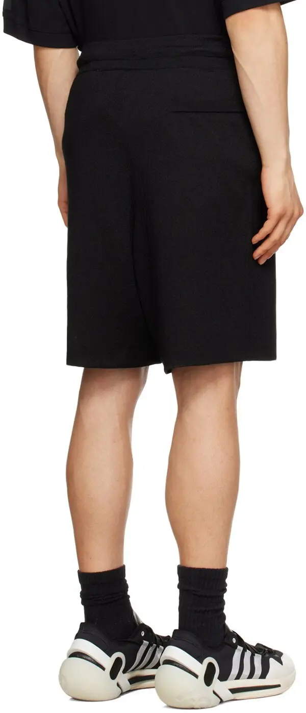 Y3 High-waisted Knitted Shorts With Logo