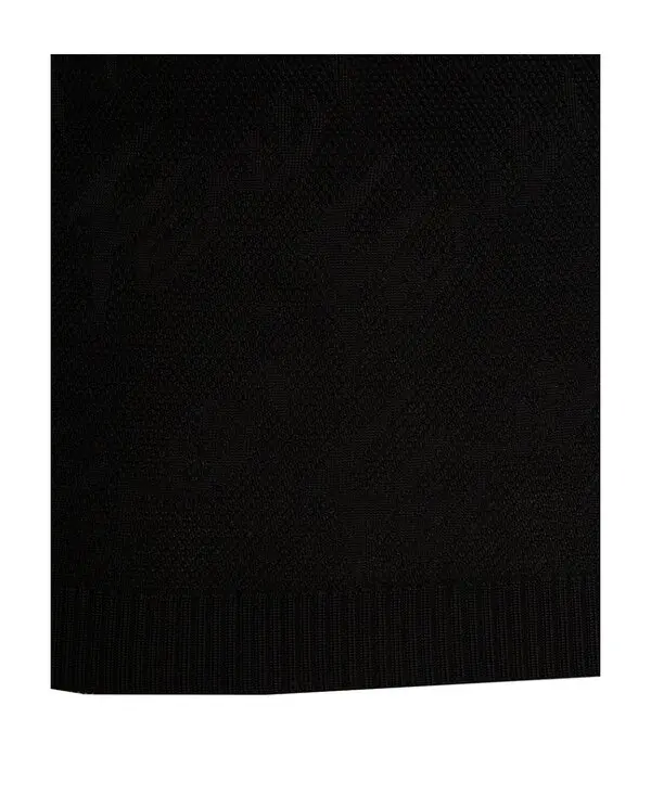 Fendi Logo-embellished Knitted Top