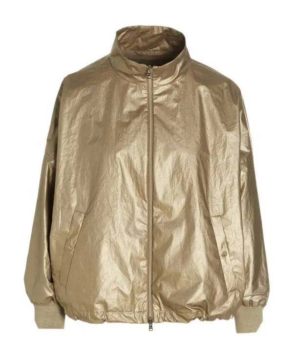 Herno High-neck Bomber Jacket - Nude