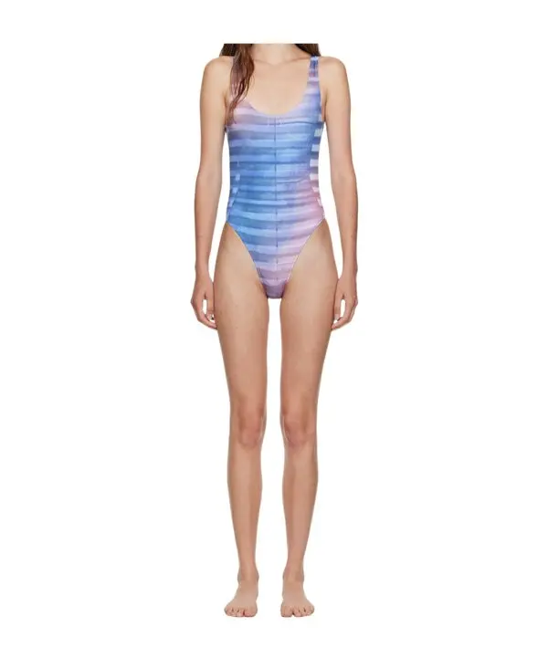 JEAN PAUL GAULTIER Stretched One-piece Swimsuit - Nude