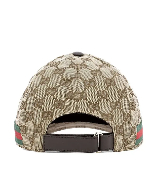 Gucci Gg Monogram Baseball Cap - Brown